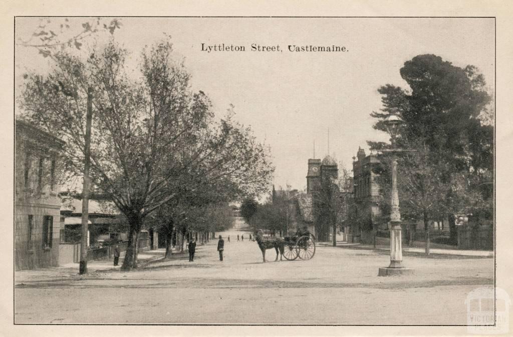 Lyttleton Street, Castlemaine, 1915 | Victorian Places Lyttleton Street, Castlemaine, 1915 | Victorian Places